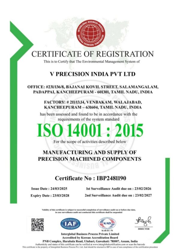 About Us – V Precision India